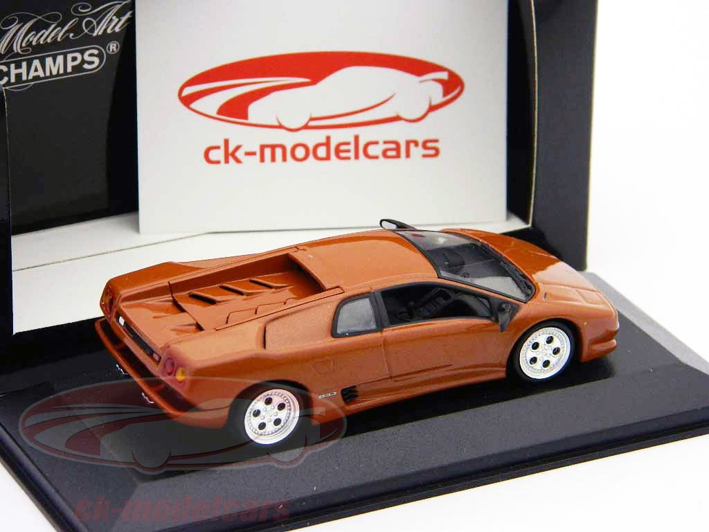 Minichamps 1:43 Lamborghini Diablo année 1994 diablo rouge métallique ...