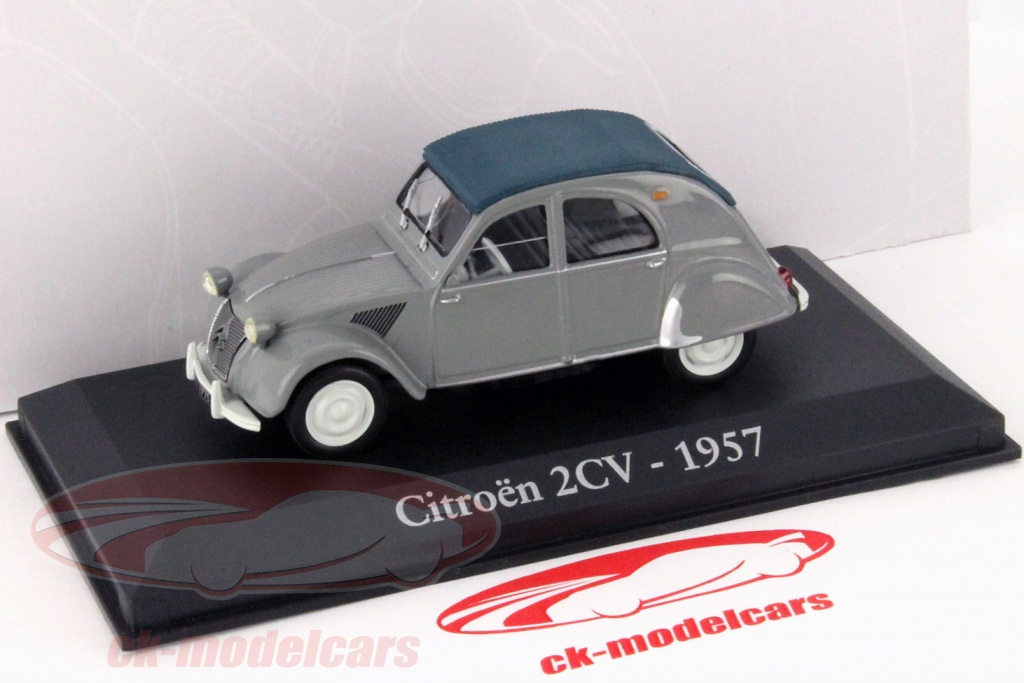 Altaya 1:43 Citroen 2CV Baujahr 1957 grau 29377 Modellauto 29377