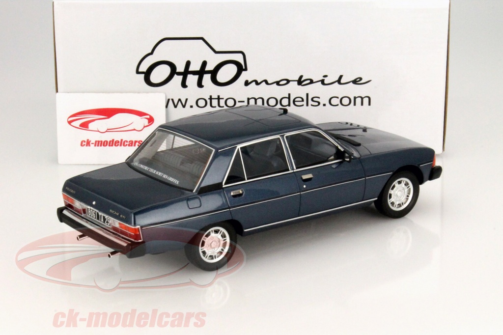 Ottomobile 1:18 Peugeot 604 GTI Year 1984 dark blue OT134 model car ...