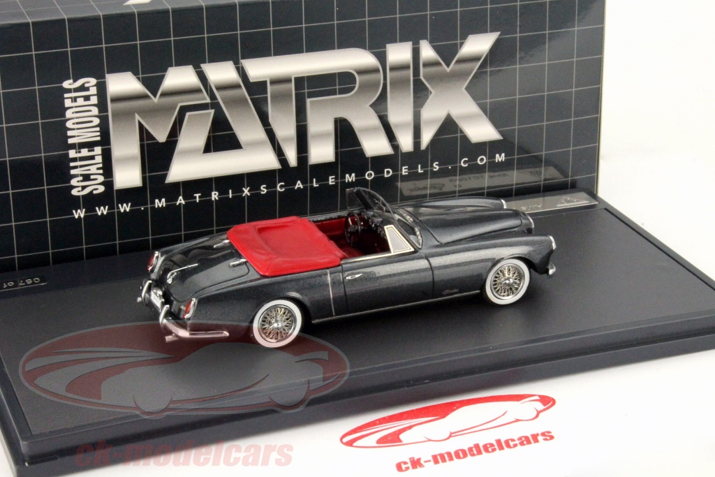 Matrix 1:43 Alvis Super TC Graber Convertible Baujahr 1957 silber ...