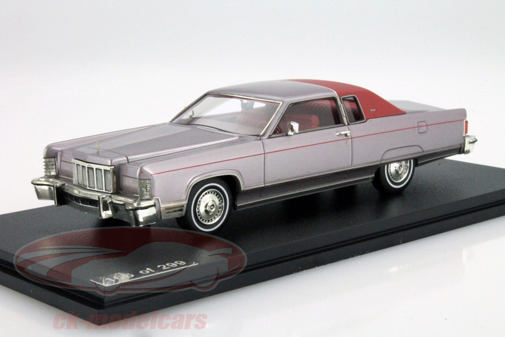 Great Lighting Models 1:43 Lincoln Town Coupe Année 1976 rose ...