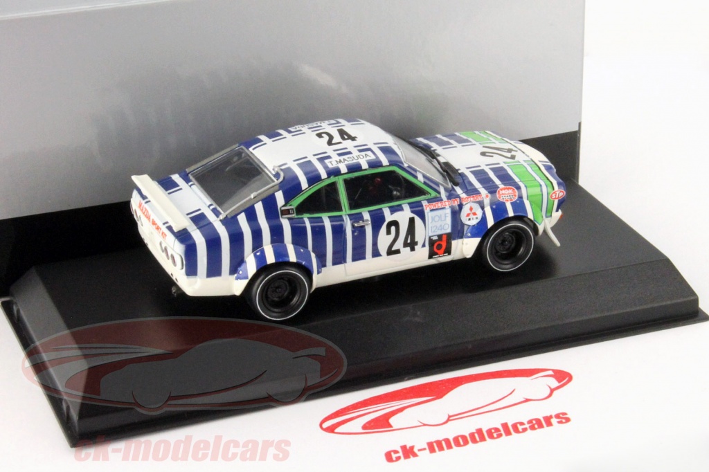 Kyosho 1:43 Mazda Savanna (RX-3) Year 1971 #24 T. Masuda 03191C model ...