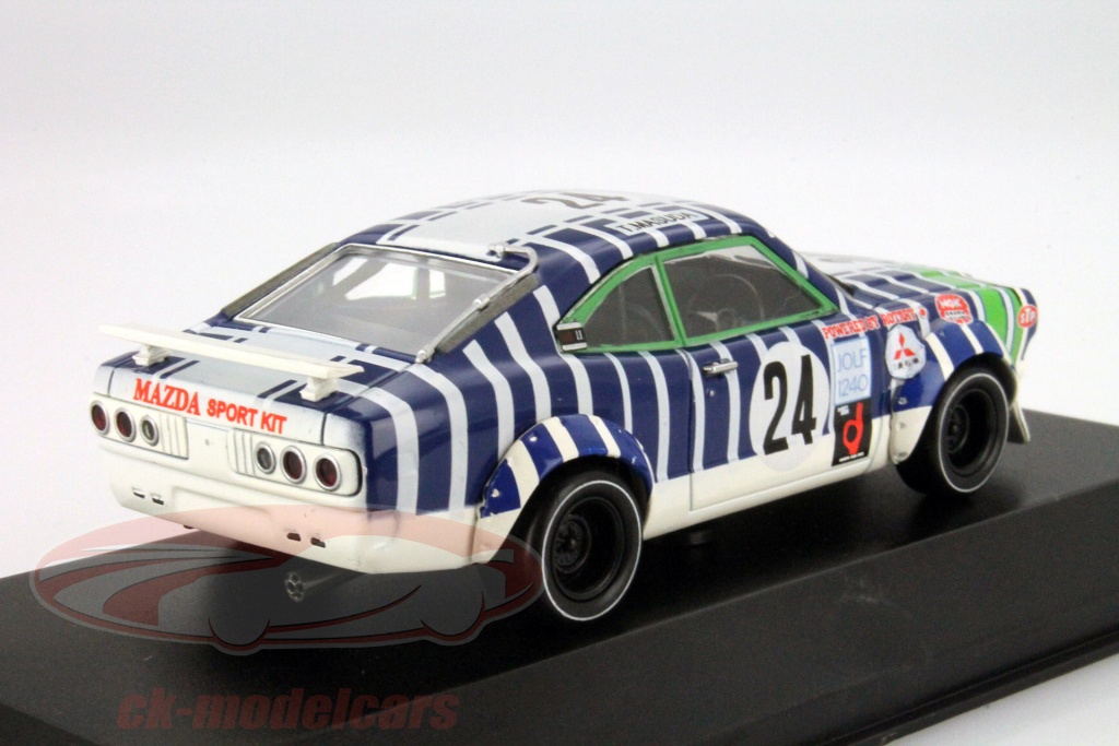Kyosho 1:43 Mazda Savanna (RX-3) Year 1971 #24 T. Masuda 03191C model ...
