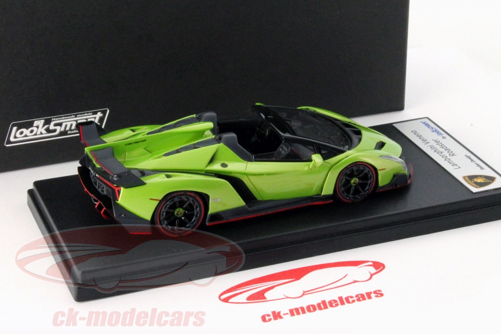 LookSmart 1:43 Lamborghini Veneno Roadster groen LS429E model auto LS429E