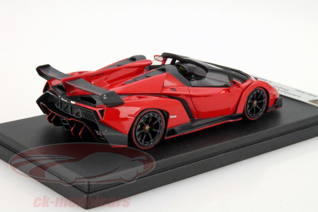 LookSmart 1:43 Lamborghini Veneno Roadster Mars red LS429D model car LS429D
