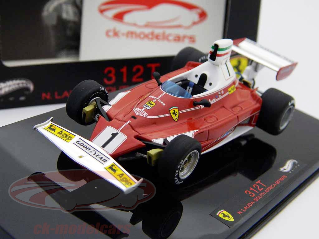 HotWheels Elite 1:43 N. Lauda Ferrari 312T formula 1 South African GP ...