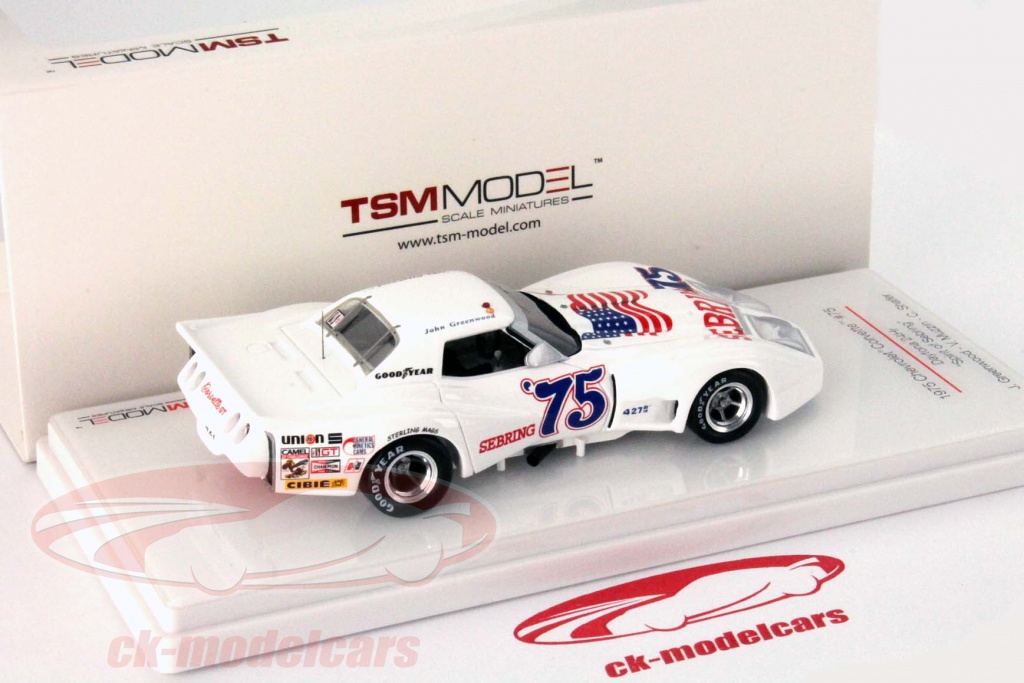 True Scale 1:43 Chevrolet Corvette #75 24h Daytona 1975 Greenwood ...