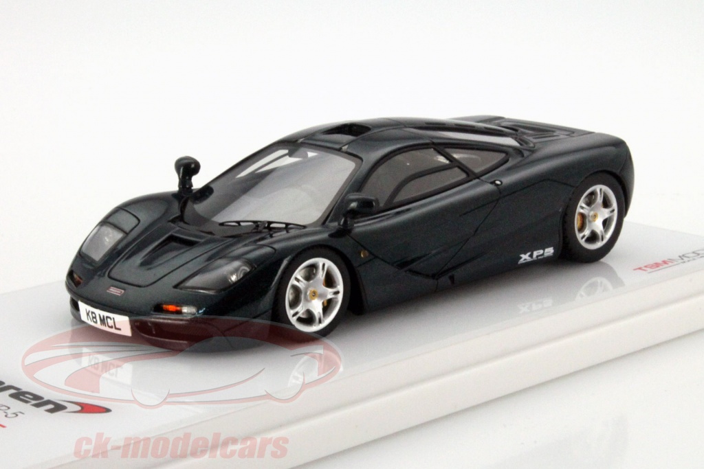 True Scale 1:43 McLaren F1 XP-5 Year 1993 dark green metallic TSM144331 ...