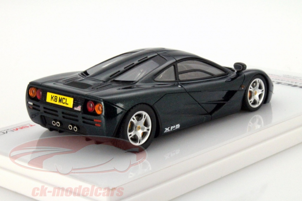 True Scale 1:43 McLaren F1 XP-5 Year 1993 dark green metallic TSM144331 ...