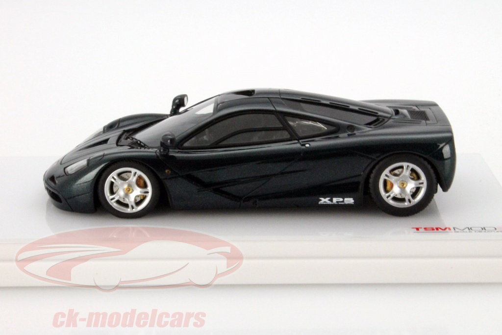 True Scale 1:43 McLaren F1 XP-5 Year 1993 dark green metallic TSM144331 ...