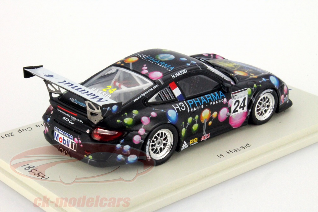 Spark 1:43 H. Hassid Porsche 911 (997) GT3 Cup #24 Carrera Cup 2011 ...