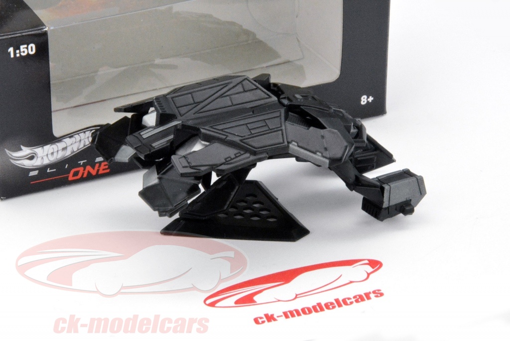 HotWheels Elite 1:50 Batman the bat plane The Dark Knight Rises black ...