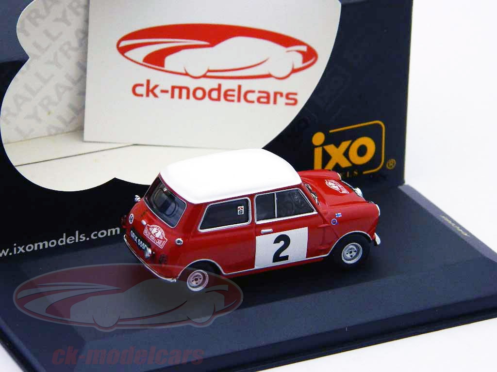 Ixo 1:43 BMC Cooper S #2 Winner Rally Monte Carlo 1966 RAC085 model car ...