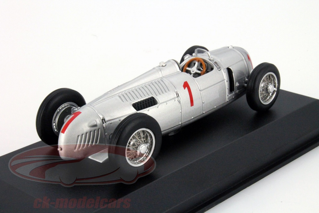 Minichamps 1:43 Auto Union Typ B #1 2e Duitse GP 1935 Hans J. Stuck ...