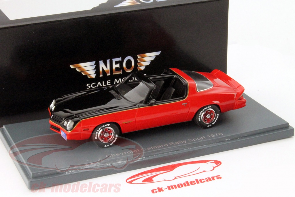 Neo 1:43 Chevrolet Camaro Rally Sports Year of construction 1978 red ...