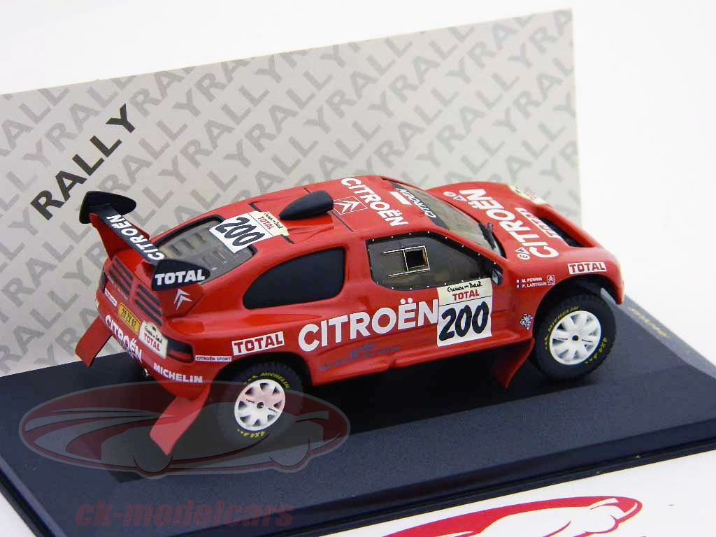 Ixo 1:43 Citroen ZX 团结 Raid #200 胜利者 Dakar 1995 RAC035 模型 汽车 RAC035 ...