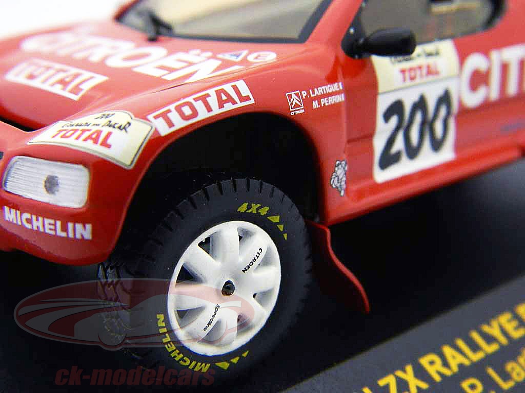 Ixo 1:43 Citroen ZX Rassemblement Raid #200 Gagnant Dakar 1995 RAC035 ...
