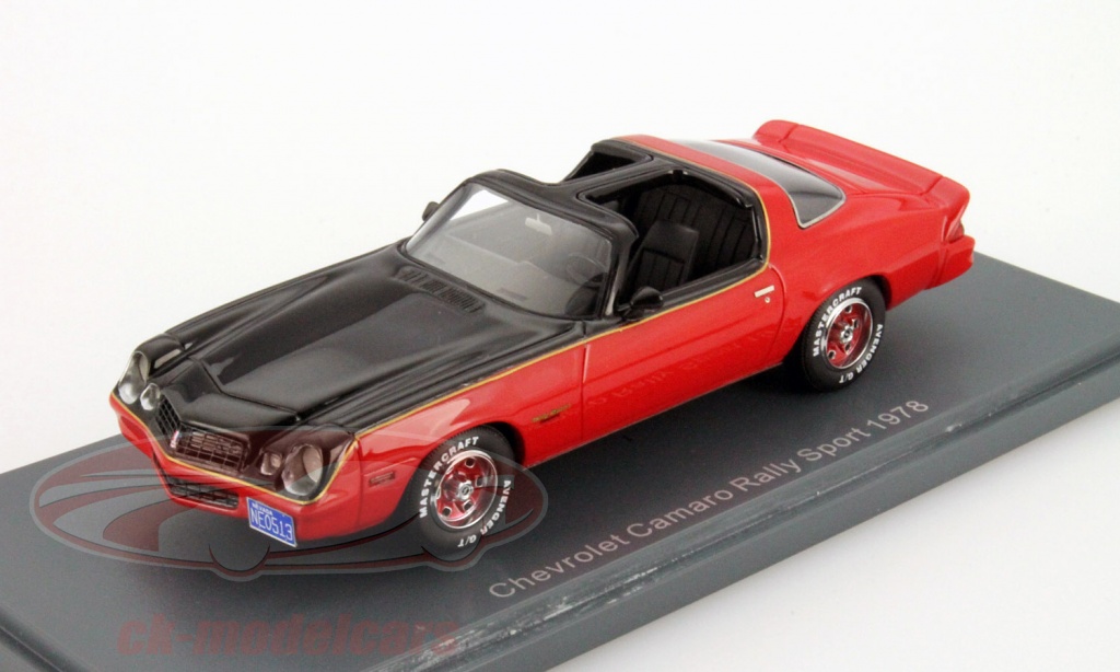 Neo 1:43 Chevrolet Camaro Rally Sports Year of construction 1978 red ...