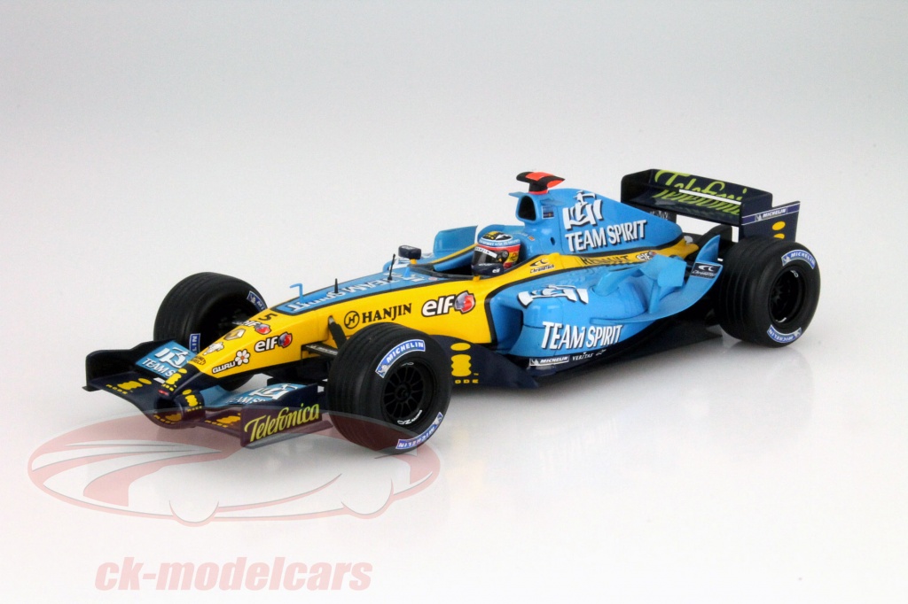 HotWheels 1:18 Fernando Alonso Renault R25 #5 Campeón del Mundo Fórmula ...