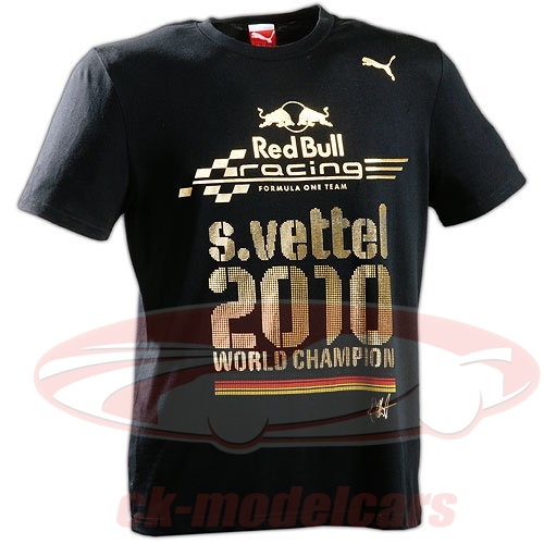 Sebastian Vettel Puma T-Shirt worldchampion 2010 Gr. L Vettel-WC-L ...