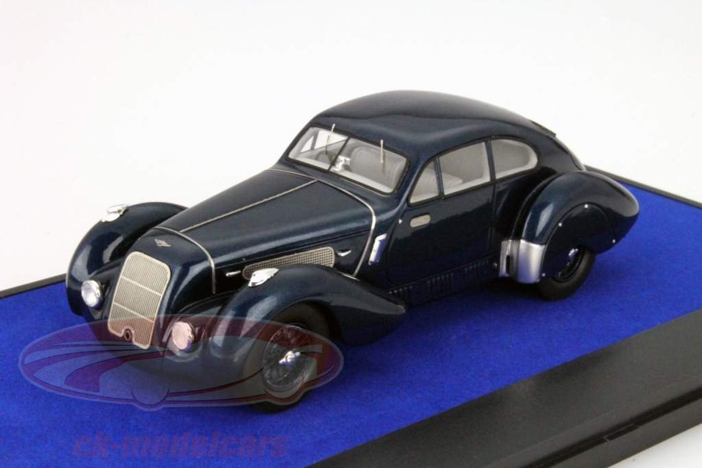 Matrix 1:43 Lagonda V12 Lancefield LeMans Coupe Year 1939 blue metallic ...