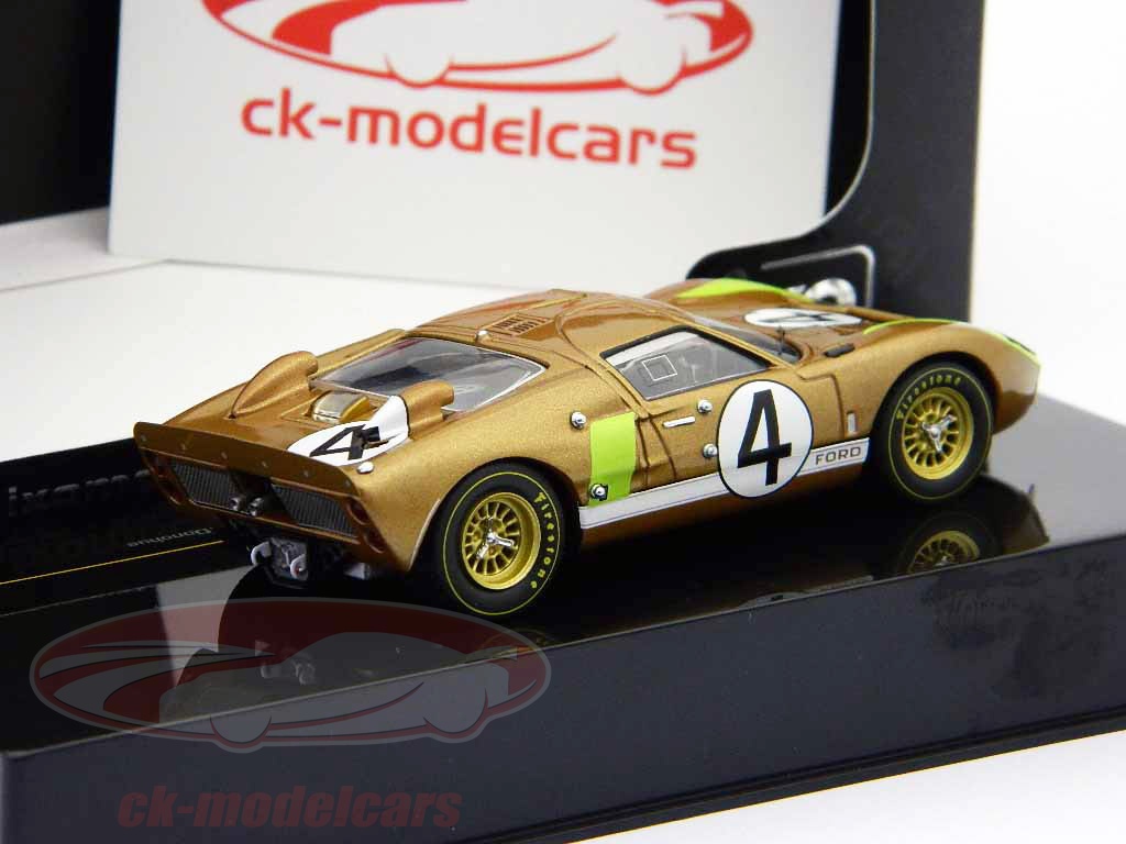 Ixo 1:43 Ford GT40 Mk II N° 4 Donohue, Hawkins 24h LeMans 1966 LMC109 modèle voiture LMC109 ...