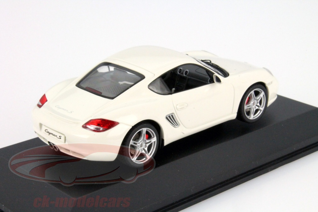 Schuco 1:43 Porsche Cayman S white WAP 020 009 19 model car WAP 020 009 19