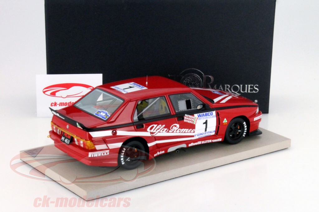 TopMarques 1:18 Alfa Romeo 75 Turbo EVO IMSA #1 Giro d Italia 1988 ...