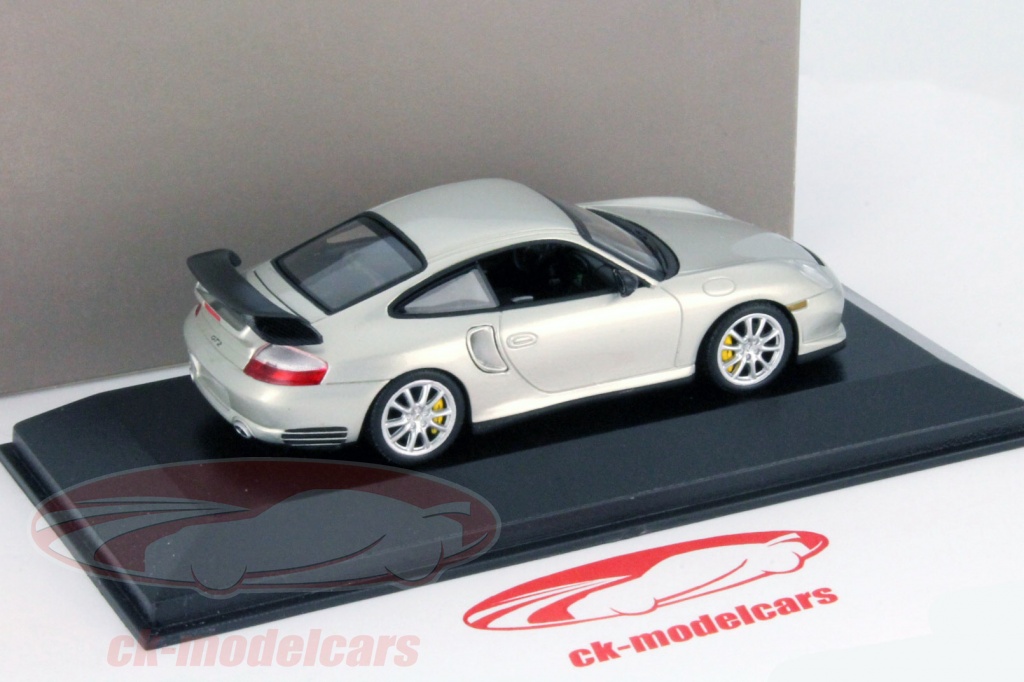 Minichamps 1:43 Porsche 911 (996) GT 2 silver WAP 020 119 15 model car WAP 020 119 15
