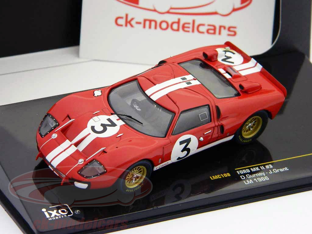 Ixo 1:43 Ford GT40 MKII N° 3 Gurney Grant 24h LeMans 1966 LMC108 modèle ...
