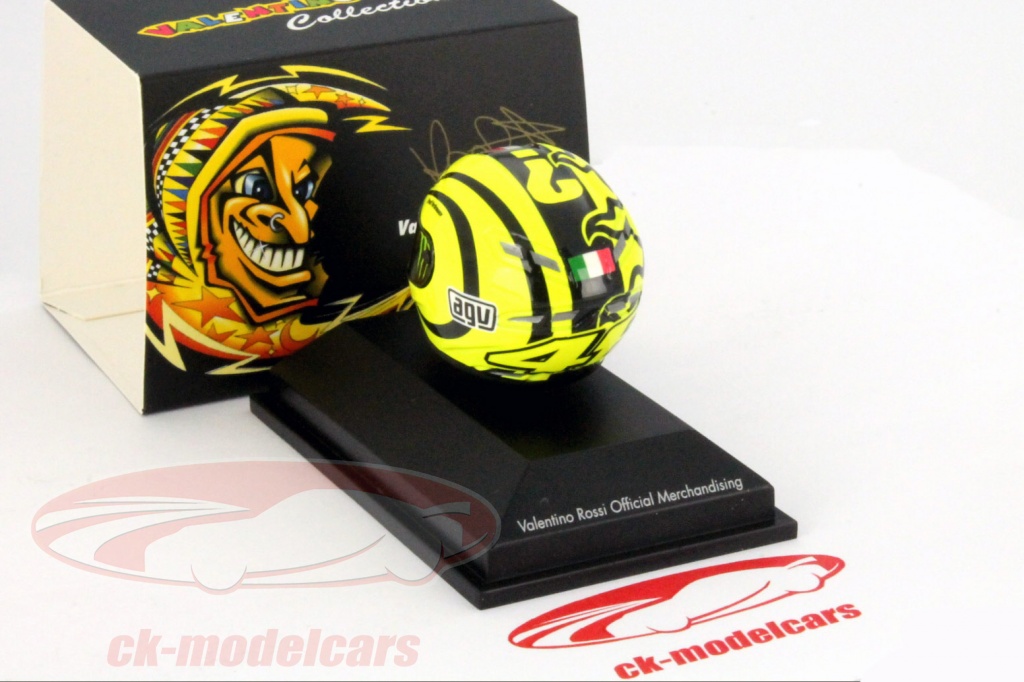 Minichamps 1:8 Valentino Rossi MotoGP 2010 Ducati Test Valencia AGV ...