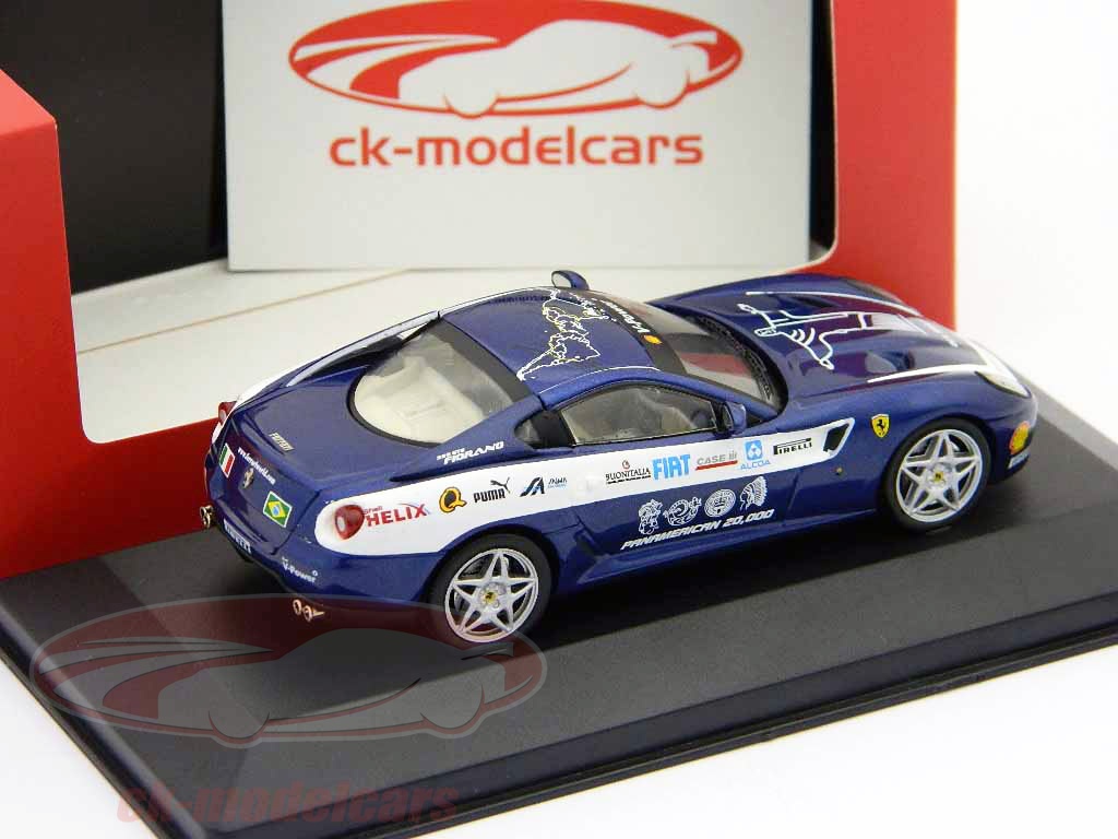 Ixo 1:43 Ferrari F599 GTB Panamerica 2006 blue FER074 model car FER074 ...