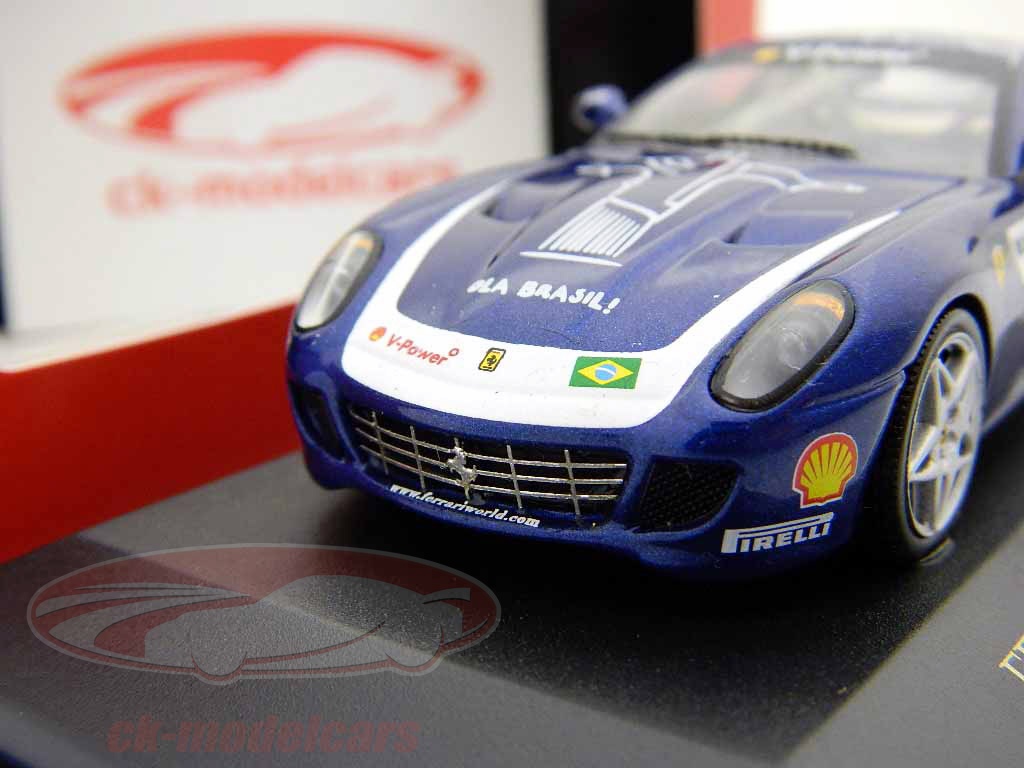Ixo 1:43 Ferrari F599 GTB Panamerica 2006 blue FER074 model car FER074 ...