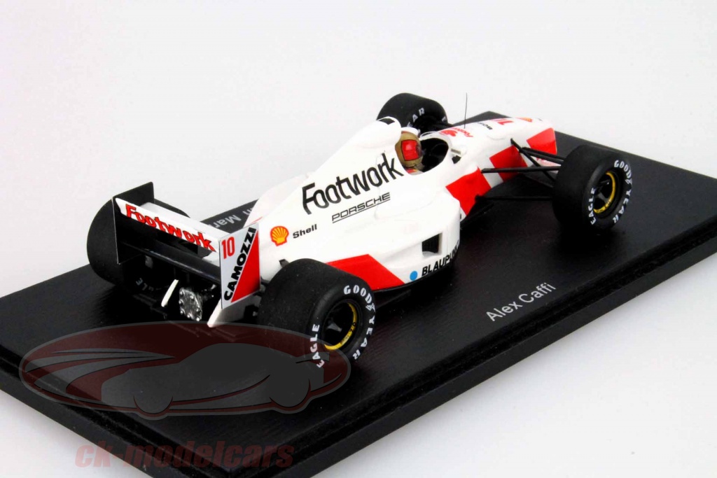Spark 1:43 Alex Caffi Footwork FA12 #10 San Marino GP Formule 1 1991 ...