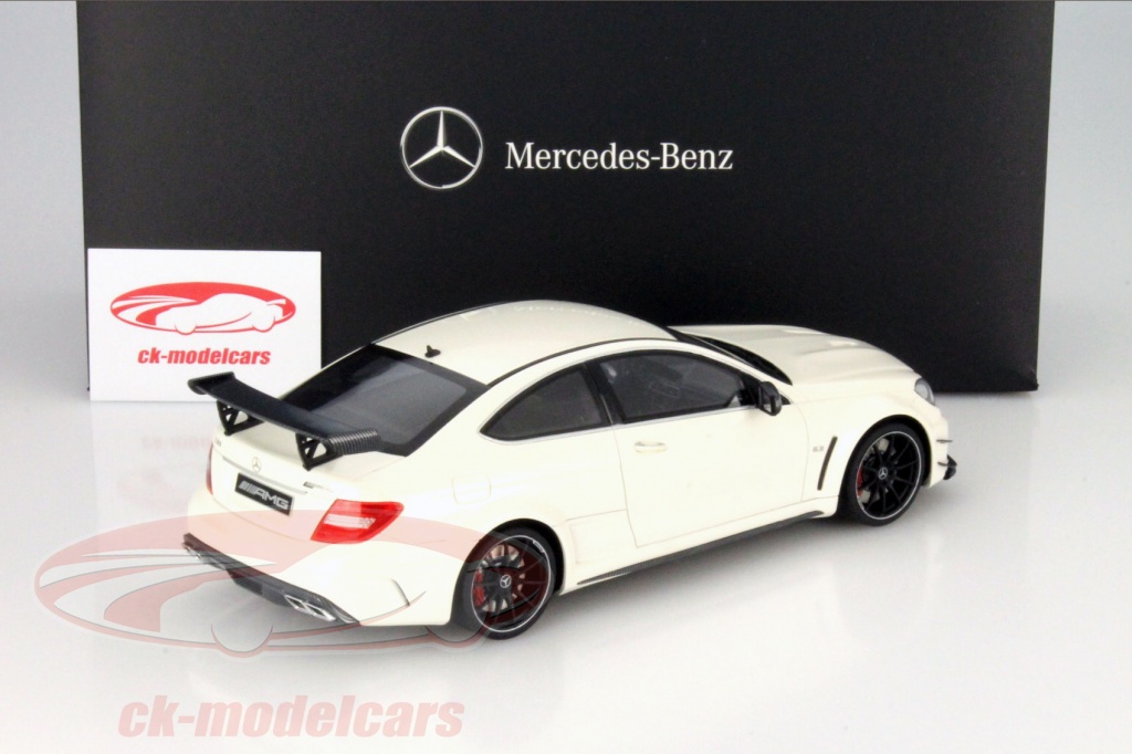 GT-SPIRIT 1:18 梅赛德斯-奔驰C63 AMG双门跑车 Black Series 白色 B66965702 模型 汽车 B66965702