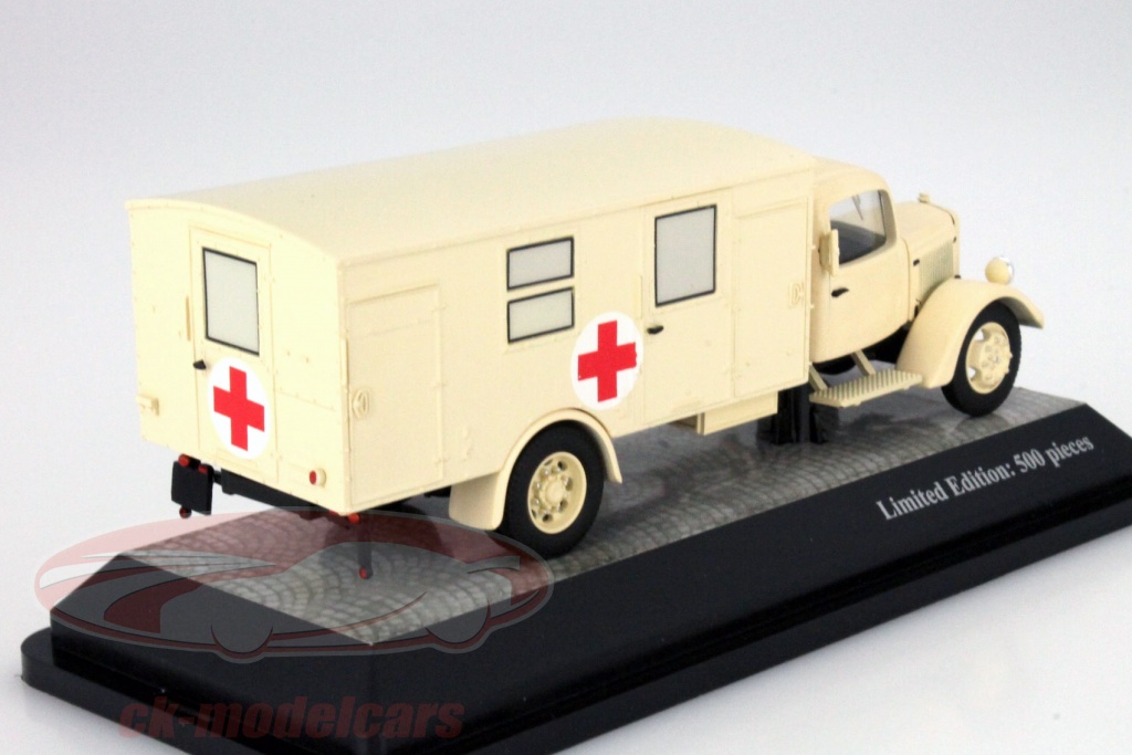Premium Classixxs 1:43 Mercedes-Benz L3000 Red Cross PCL18326 model car ...