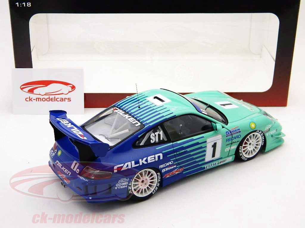 AUTOart 1:18 Porsche 911 GT3 #1 Falken Super Taikyu 2005 AA 80586 model ...
