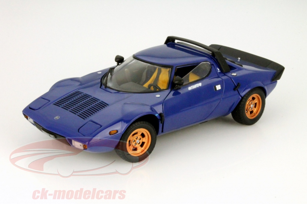 Sun Star Models 1:18 蓝旗亚 Lancia Stratos Stradale 1975年 蓝色 太阳星 4562 模型 ...