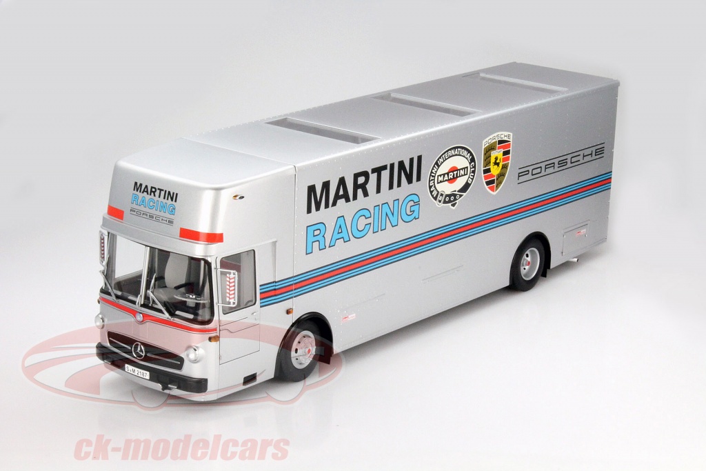 Schuco 1:18 Mercedes-Benz O 317 Martini Renntransporter 年 1968 ...
