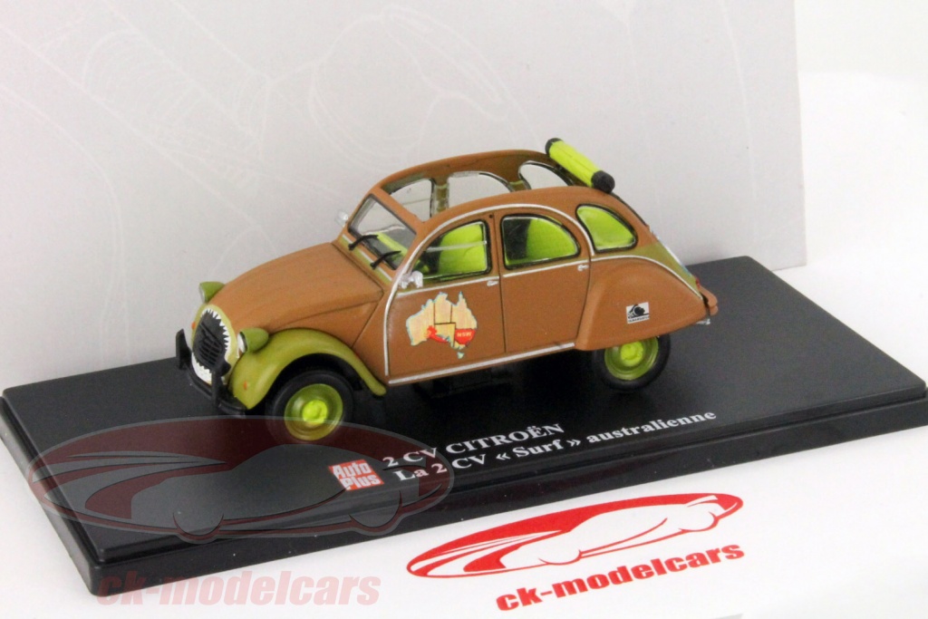 Altaya Citroen 2CV Edition Surf Australia brown / green 1:43 CK919727 ...