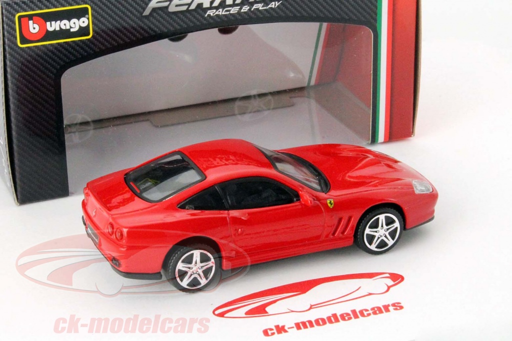 Bburago 1:43 Ferrari 550 Maranello red 18-31128 model car 18-31128 ...