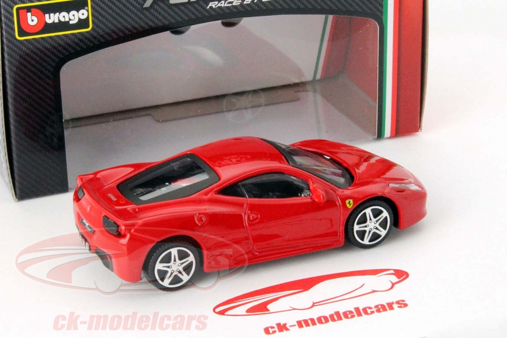 Bburago 1:43 Ferrari 458 Italia red 18-31103 model car 18-31103 4893993360000