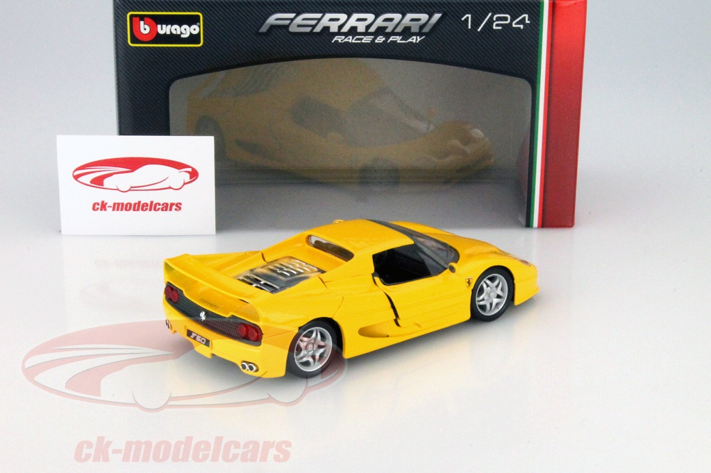 Bburago 1:24 Ferrari F50 yellow 18-26010 model car 18-26010 4893993260102