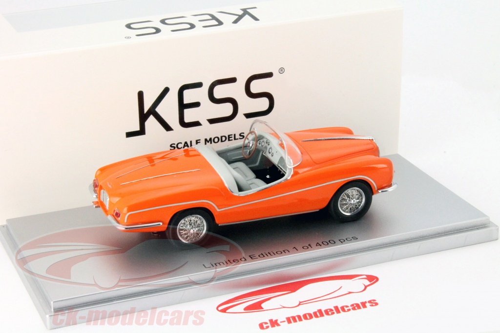 KESS 1:43 Alfa Romeo Ghia Aigle Roadster year 1956 orange KE43000215 ...