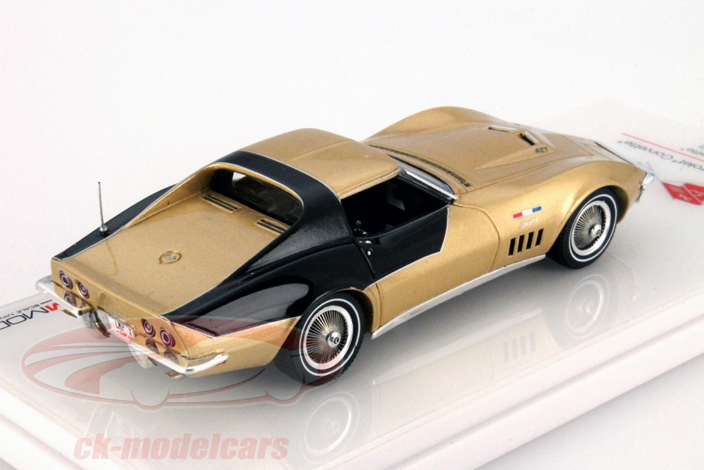 True Scale 1:43 Chevrolet Corvette Astrovette Apollo XII or / noir ...
