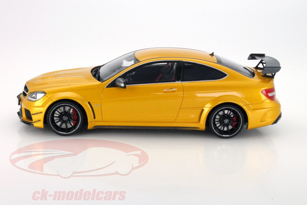 GT-SPIRIT 1:18 Mercedes-Benz C63 AMG Black Series yellow GT034 model ...