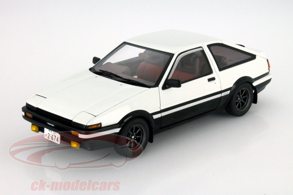 AUTOart 1:18 Toyota Sprinter Trueno (AE86) Initial D Legend 1 白 / グレー ...