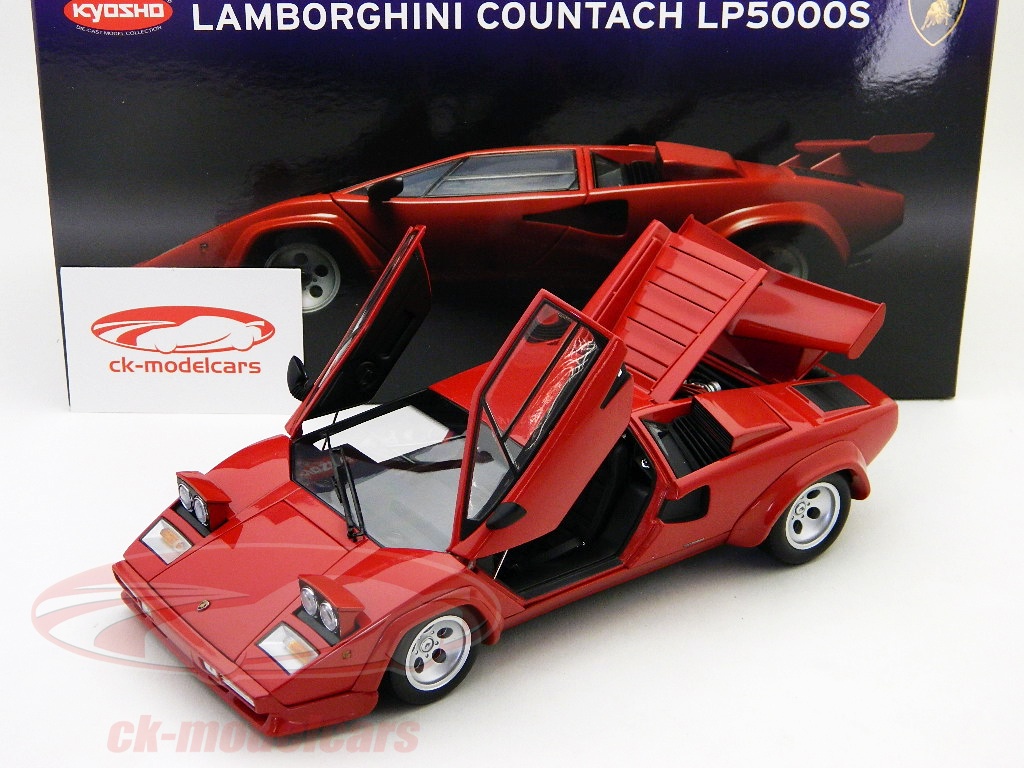 Kyosho 1:18 Lamborghini Countach LP5000 S rood / rood 08322RR model ...