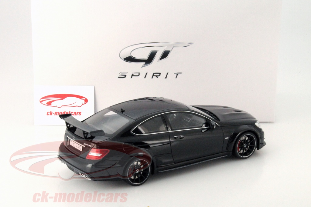 GT-SPIRIT 1:18 Mercedes-Benz C63 AMG Black Series black metallic ZM019 ...