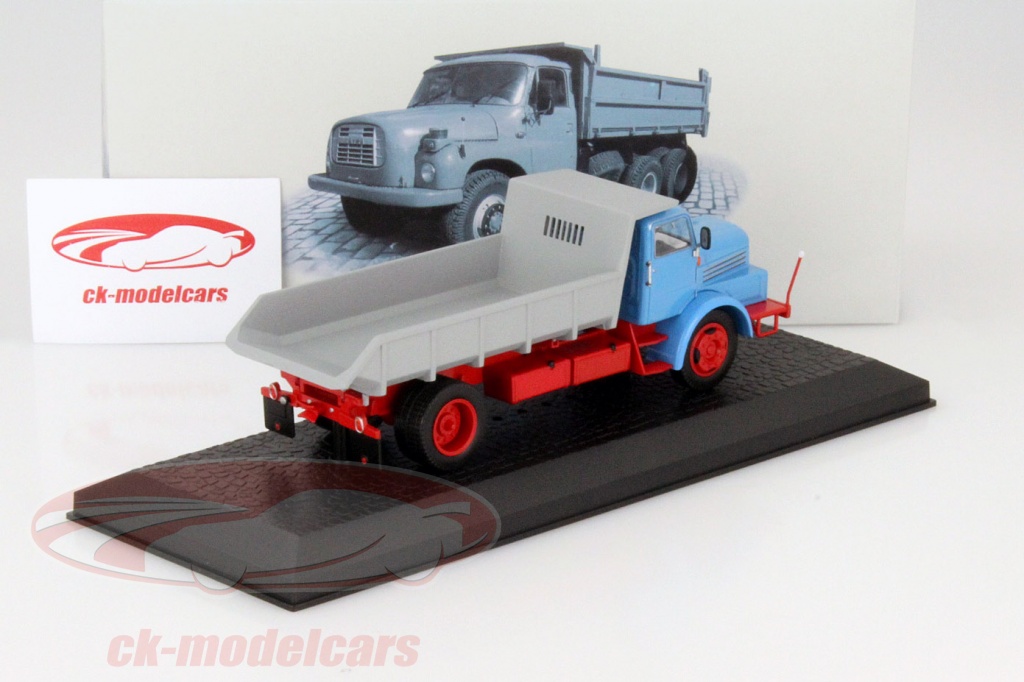 Atlas 1:43 IFA H6 Kipper red / blue / gray 7167115 model car 7167115
